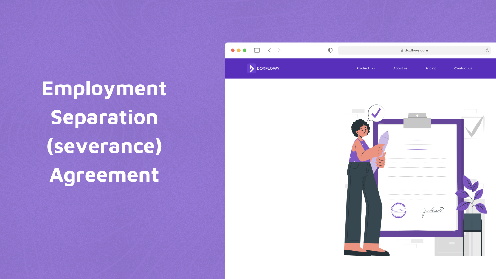 Free Employment Separation (severance) Agreement Template - DoxFlowy