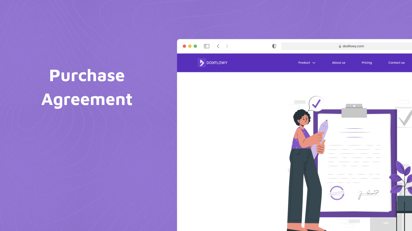 Free Purchase Agreement Templates - DoxFlowy